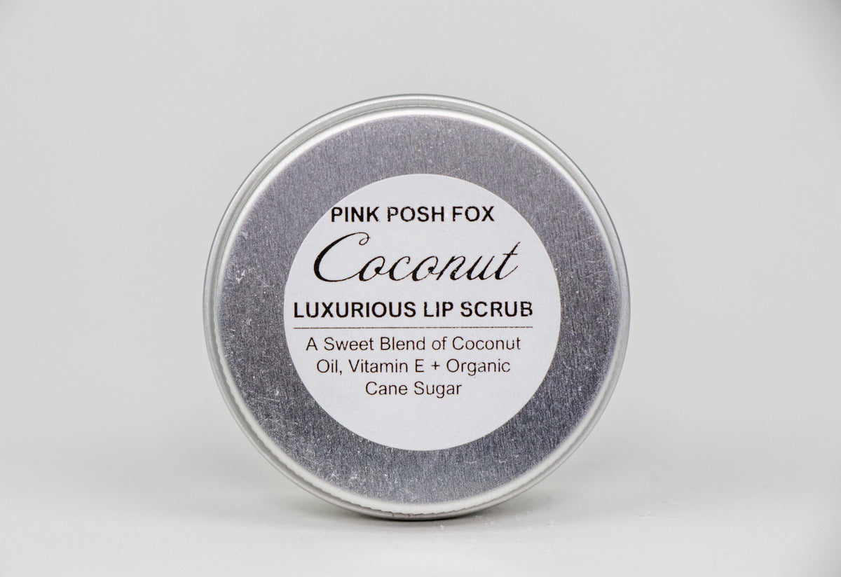 Coconut Lip Scrub – Pink Posh Fox